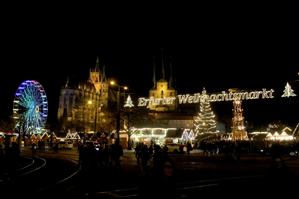 Magische kerstsferen op de kerstmarkt in Erfurt - Reizen met de trein
